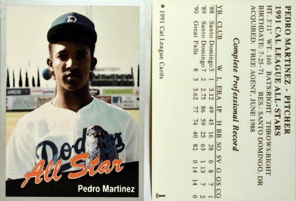 Pedro Martinez Rookie Card Options