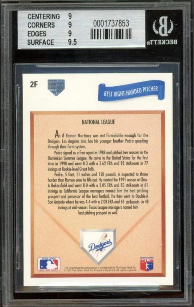 Pedro Martinez Rookie Card Options