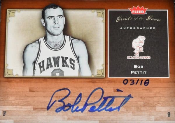 Bob Pettit Rookie Cards and Best Cards